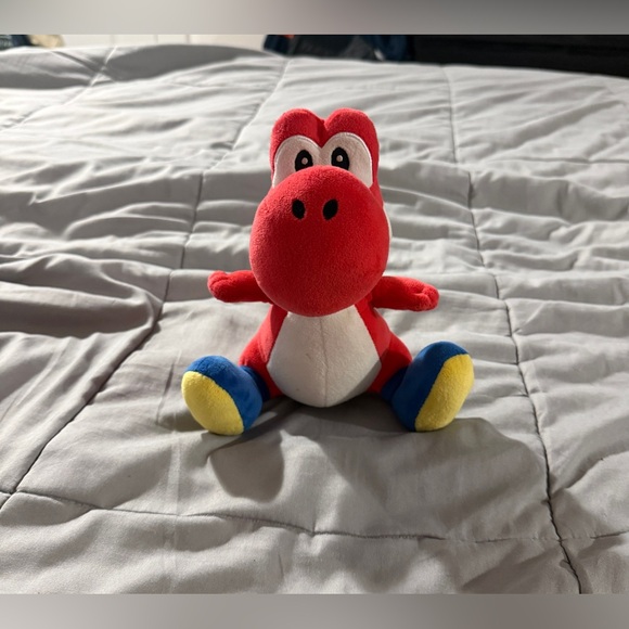 Nintendo | Toys | Nintendo Super Mario Red Yoshi 7 Soft Plush Cute ...